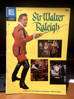 Dell Four Color #644: Sir Walter Raleigh, SWEET Mid Grade 1955, Store ...