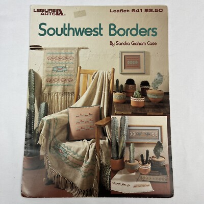 Leisure Arts Southwest Borders by Sandra Graham Case Cross Stitch ...