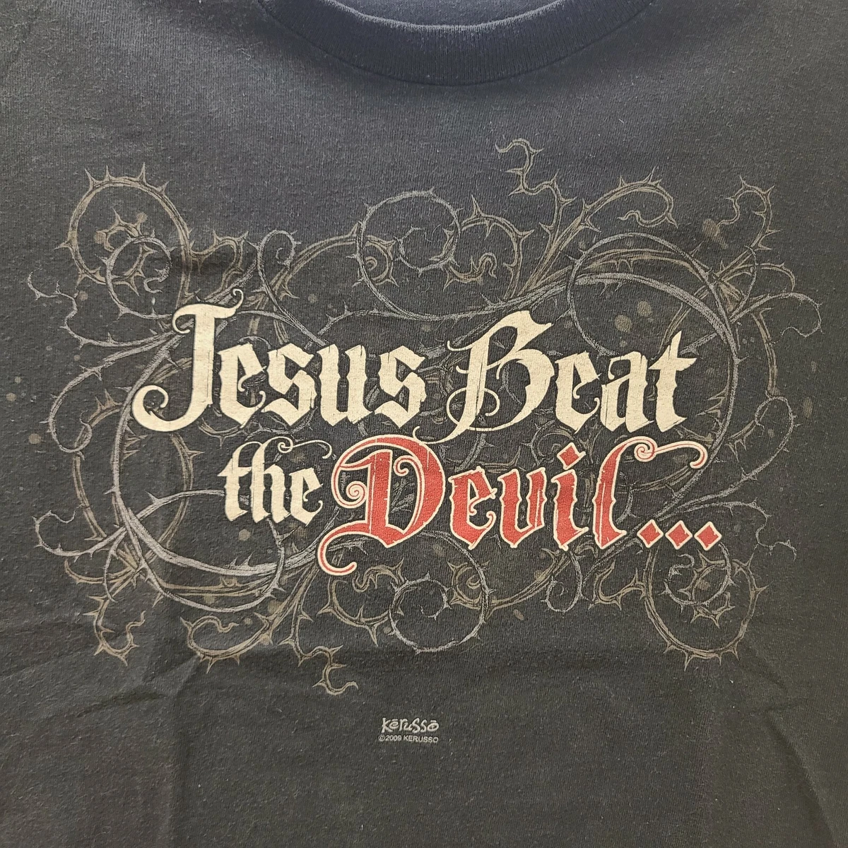 Jesus Beating The Devil