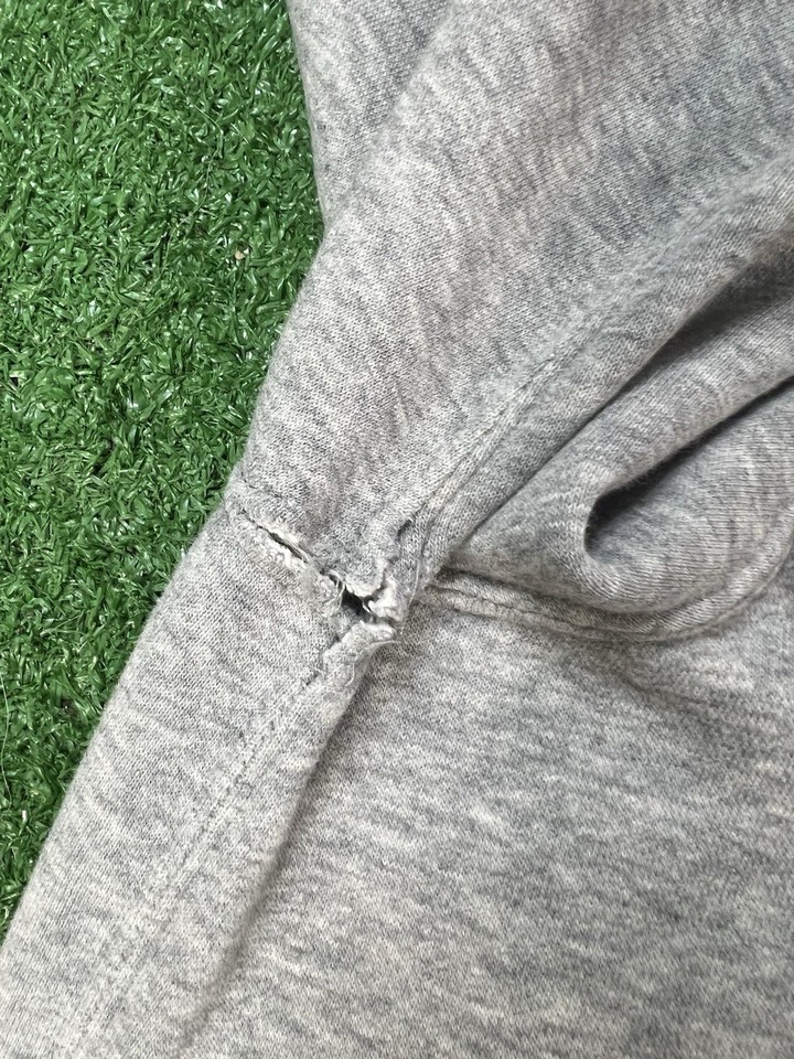 Nike Fleece Gray Mens Size Large Just Do It Hoodie Sweatshirt 931900 ...