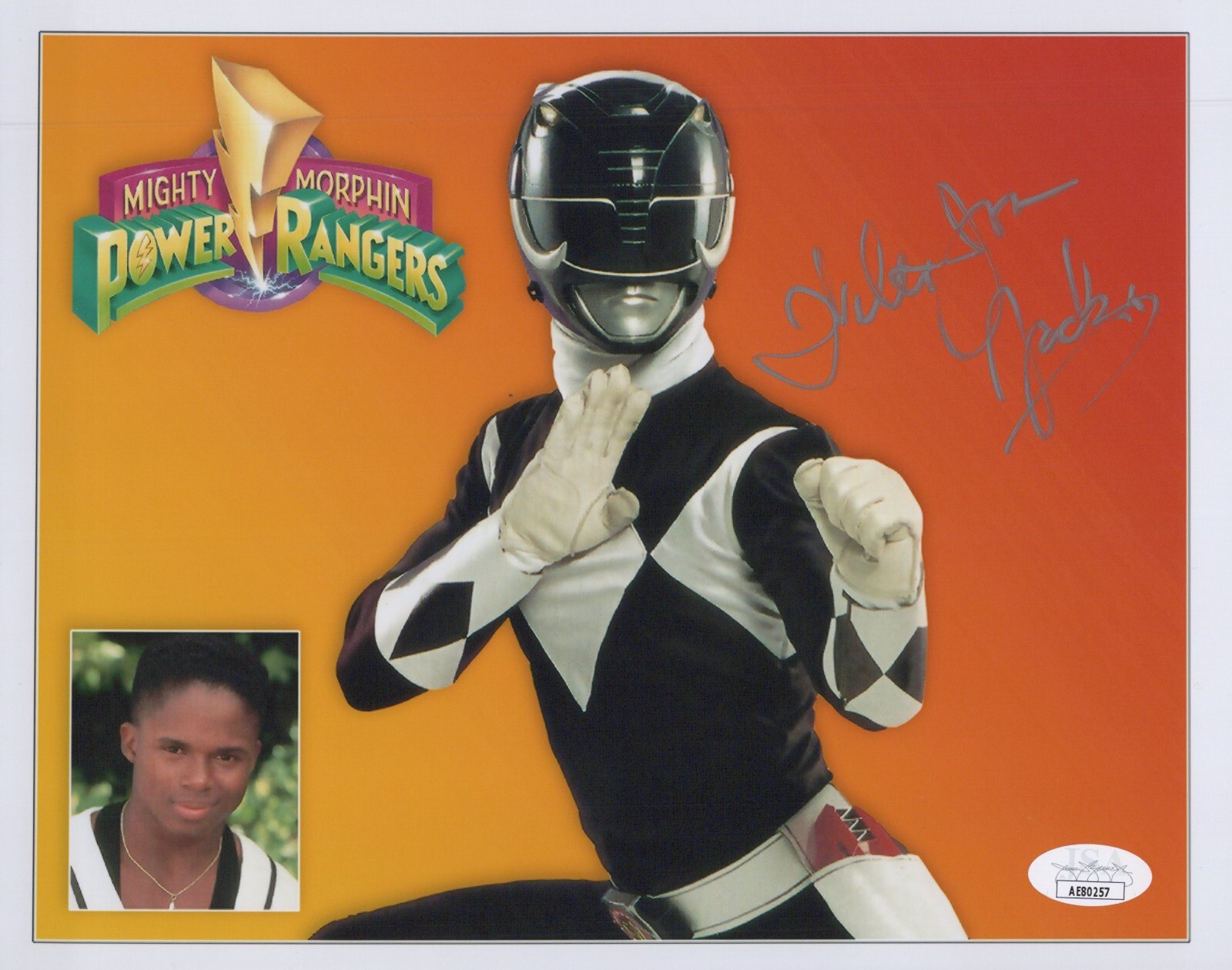 WALTER JONES Signed 8x10 MIGHTY MORPHIN POWER RANGERS Photo Autograph ...