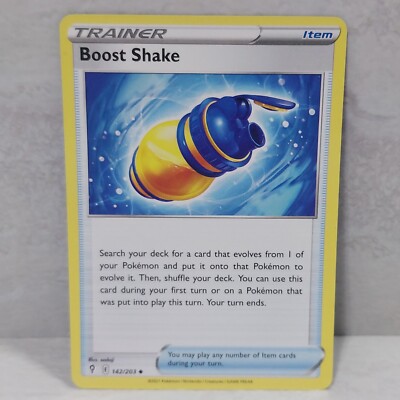 Boost Shake 142/203 Evolving Skies Pokemon TCG Card | eBay