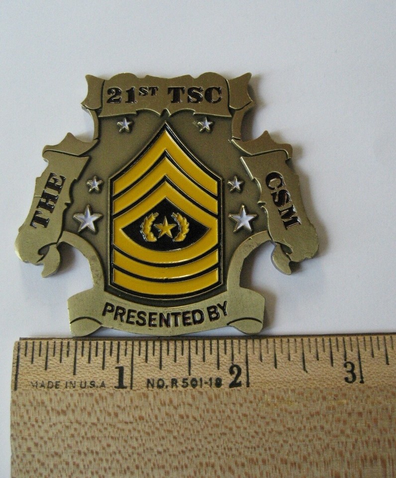 21st Theater Sustainment Command - Presented By CSM Award For ...