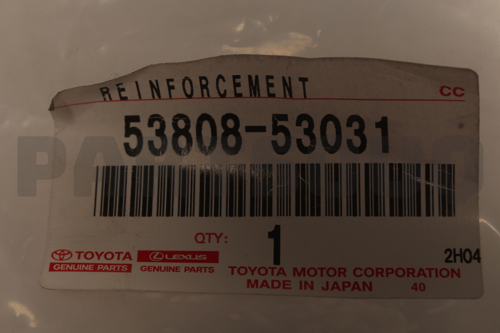 5380853031 Genuine Toyota REINFORCEMENT 53808-53031 | eBay