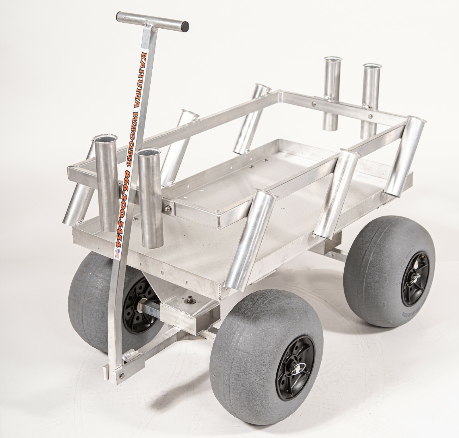 NEW! THE SIDEKICK!-World's Best Surf Fishing & Beach Cart-10 Rods ...