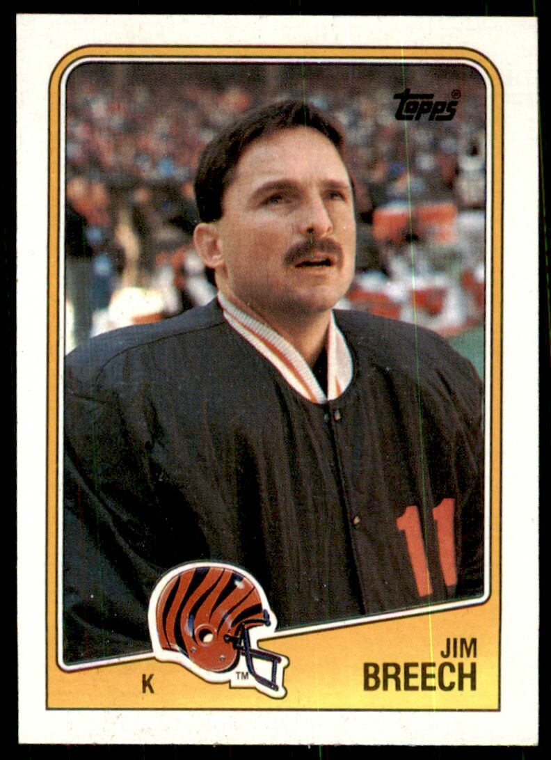 1988 Topps Jim Breech Cincinnati Bengals #344 | eBay