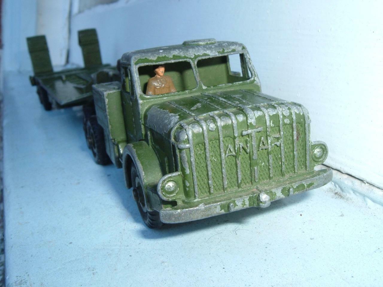 DINKY TOYS #660 THORNYCROFT MIGHTY ANTAR TRACTOR & TRAILER TANK ...