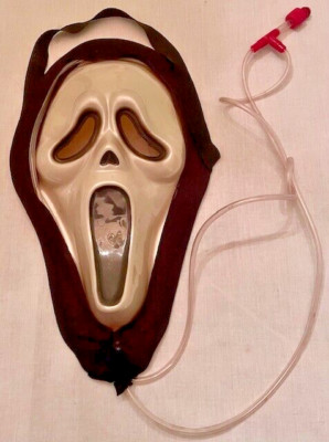 Scream Movie Ghost Face Bleeding Mask *Missing Blood Pump* | eBay