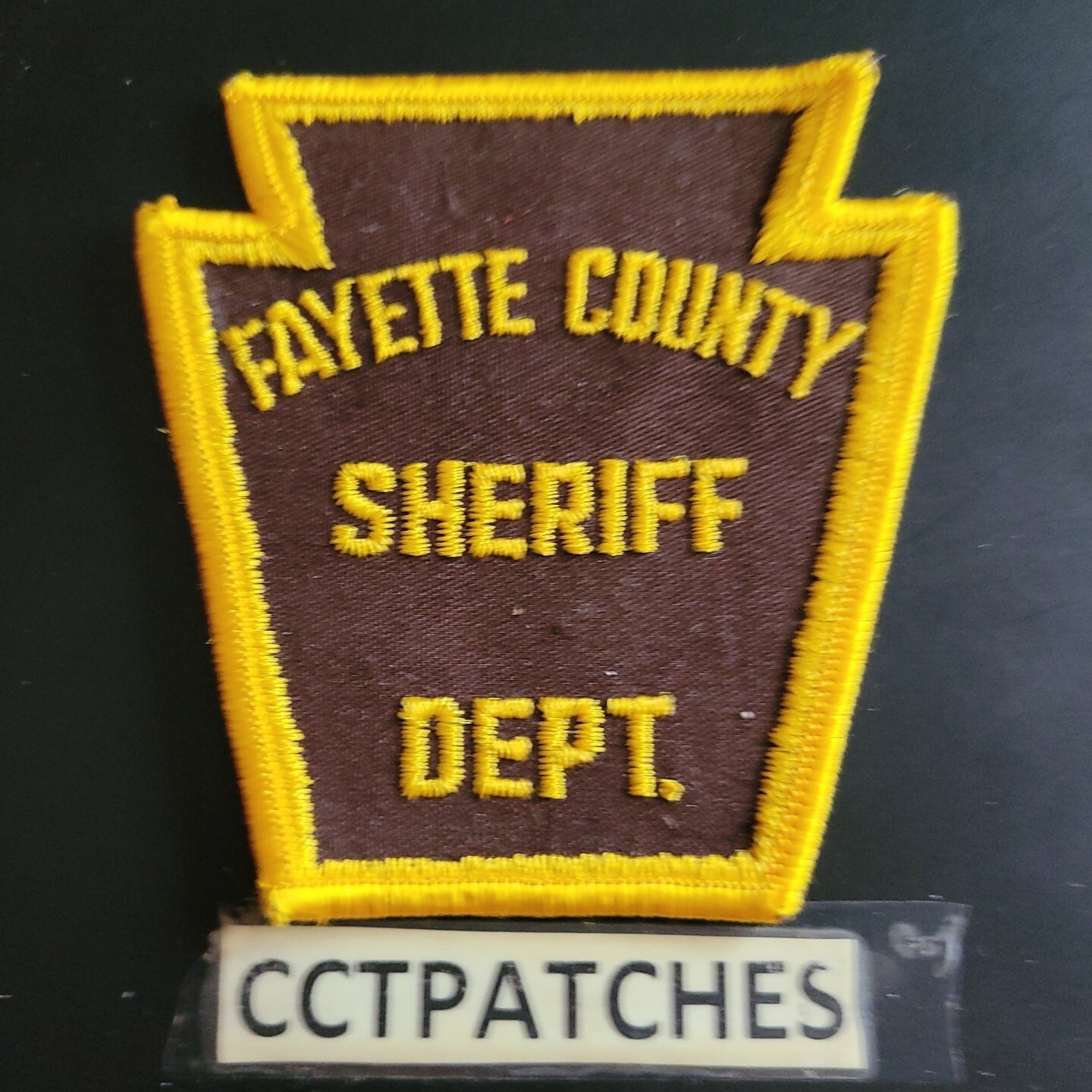 FAYETTE COUNTY, PENNSYLVANIA SHERIFF SHOULDER PATCH PA | eBay