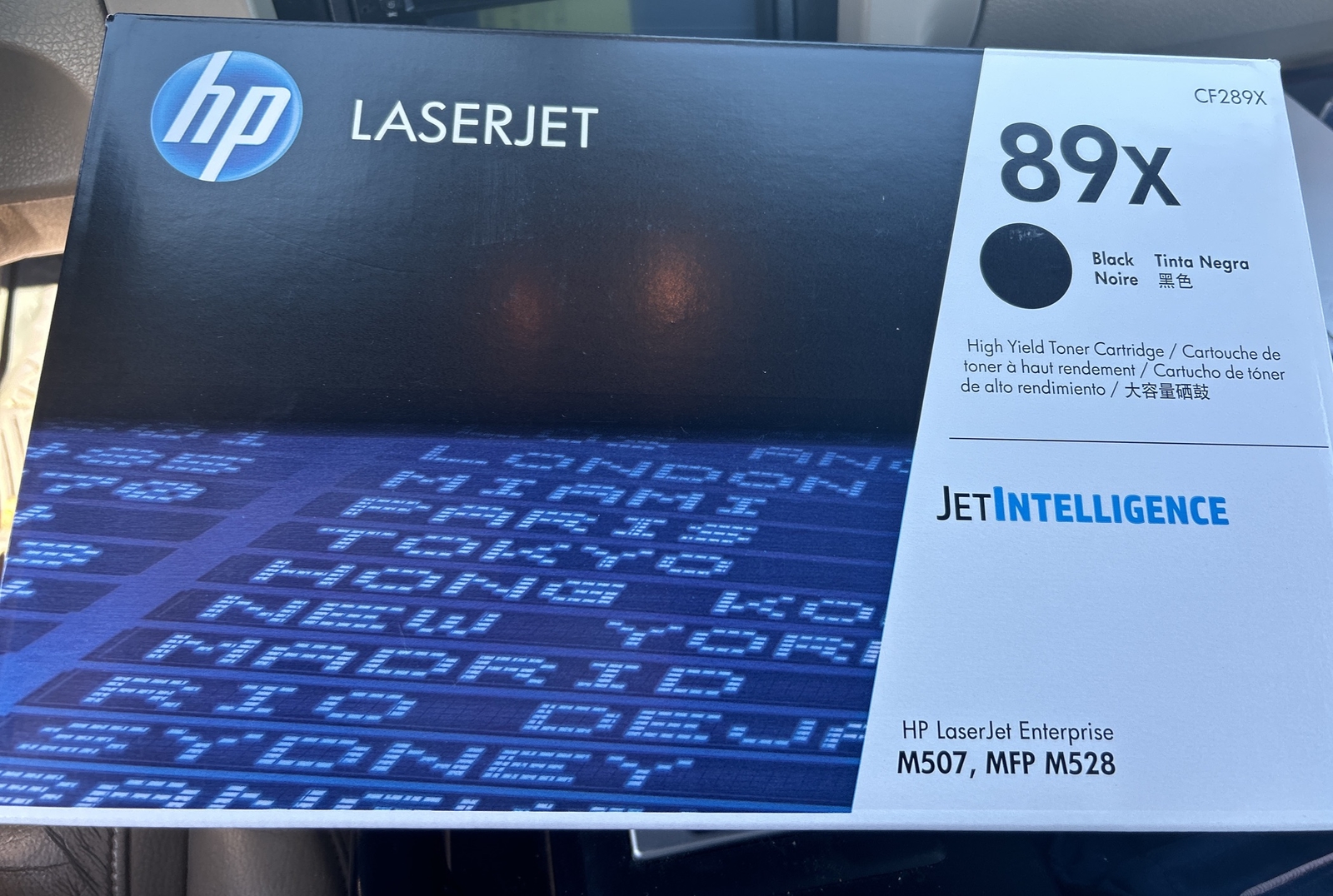 NEW! Genuine HP 89X CF289X Black Toner Cartridge Factory Sealed! OEM ...