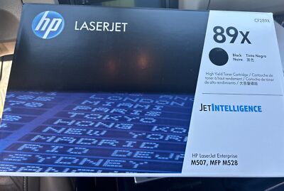 NEW! Genuine HP 89X CF289X Black Toner Cartridge Factory Sealed! OEM ...