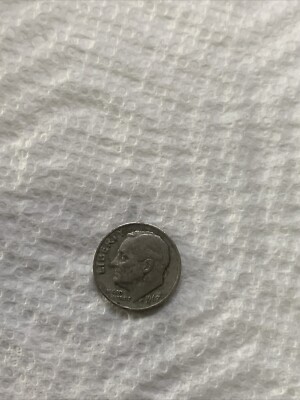 1967 Roosevelt Dime, Extreme Error coin . Severely Raised rim with No ...