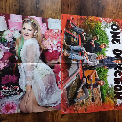 One Direction Meghan Trainor Poster Sammlung Konvolut Gr. L | eBay