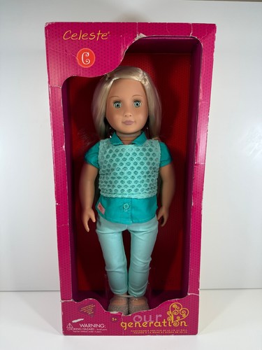 Our Generation Dolls Celeste 18" Doll 2017 Maison Battat BD31094D Blonde 62243314795| eBay