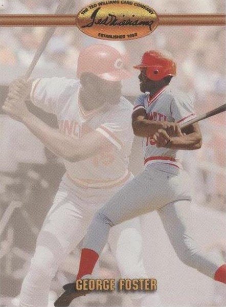 1993 Ted Williams Card Company - #29 George Foster for sale online | eBay