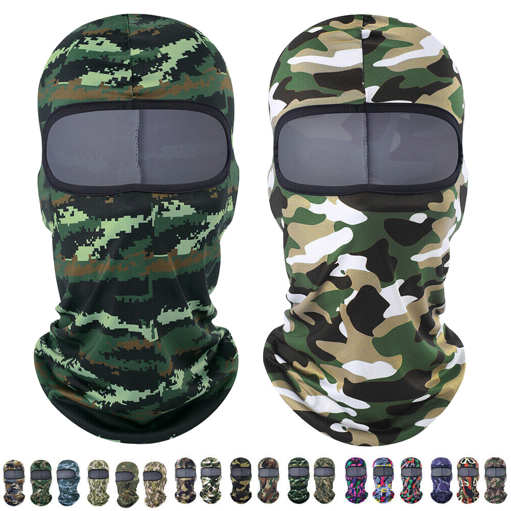 Balaclava Full Face Mask Face Cover Hood Head Cover Hiking Fishing Face ...
