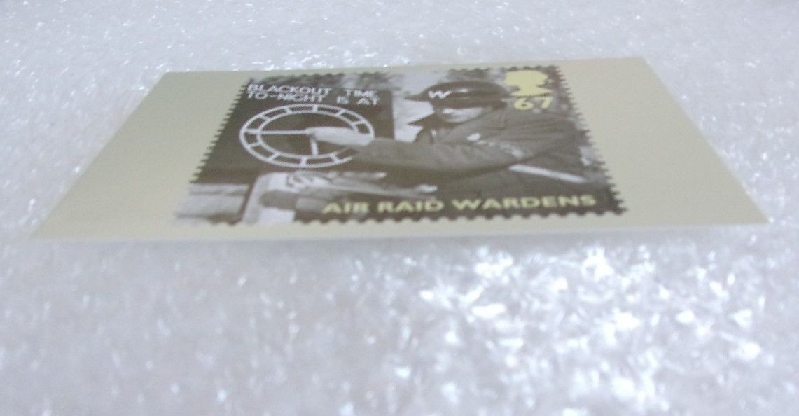 ROYAL MAIL STAMP POSTCARD BRITAIN ALONE AIR RAID WARDENS | eBay