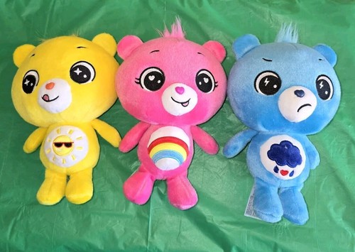 2022 Care Bear Cubs Plush Lot Of 3 Funshine Cheer Grumpy 8” | eBay