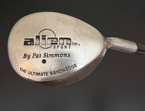 Alien Sports "THE ULTIMATE SAND WEDGE" by Pat Simmons Steel shaft 35 ...