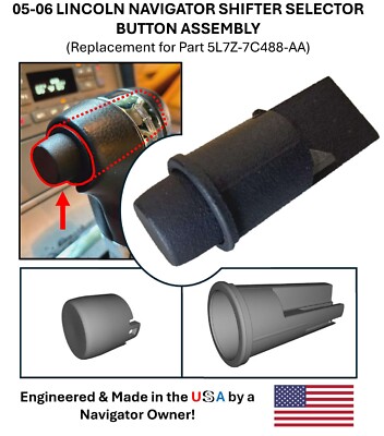 05-06 Lincoln Navigator Shifter Selector Button Full Assembly ...