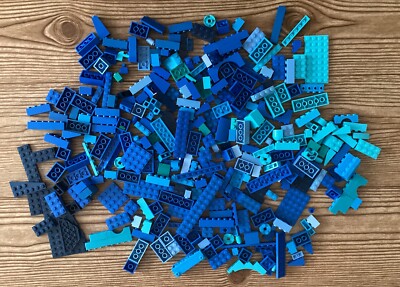 LEGO 1 Pound Bag Assorted Shades Of Blue Various Size Bricks | eBay