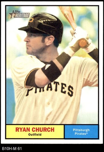 2010 Topps Heritage #61 Ryan Church Pirates 8 - NM/MT | eBay