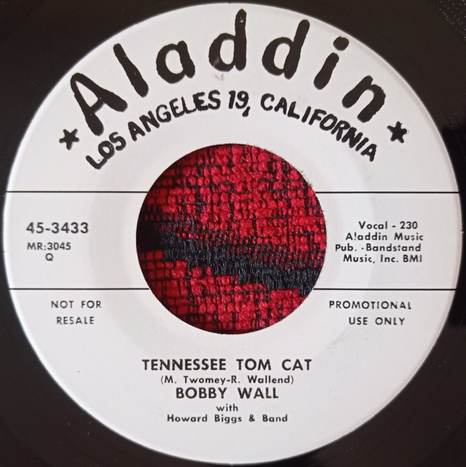 BOBBY WALL WITH HOWARD BIGGS & BAND **Baby It's Too Much ** PROMO 7 ...