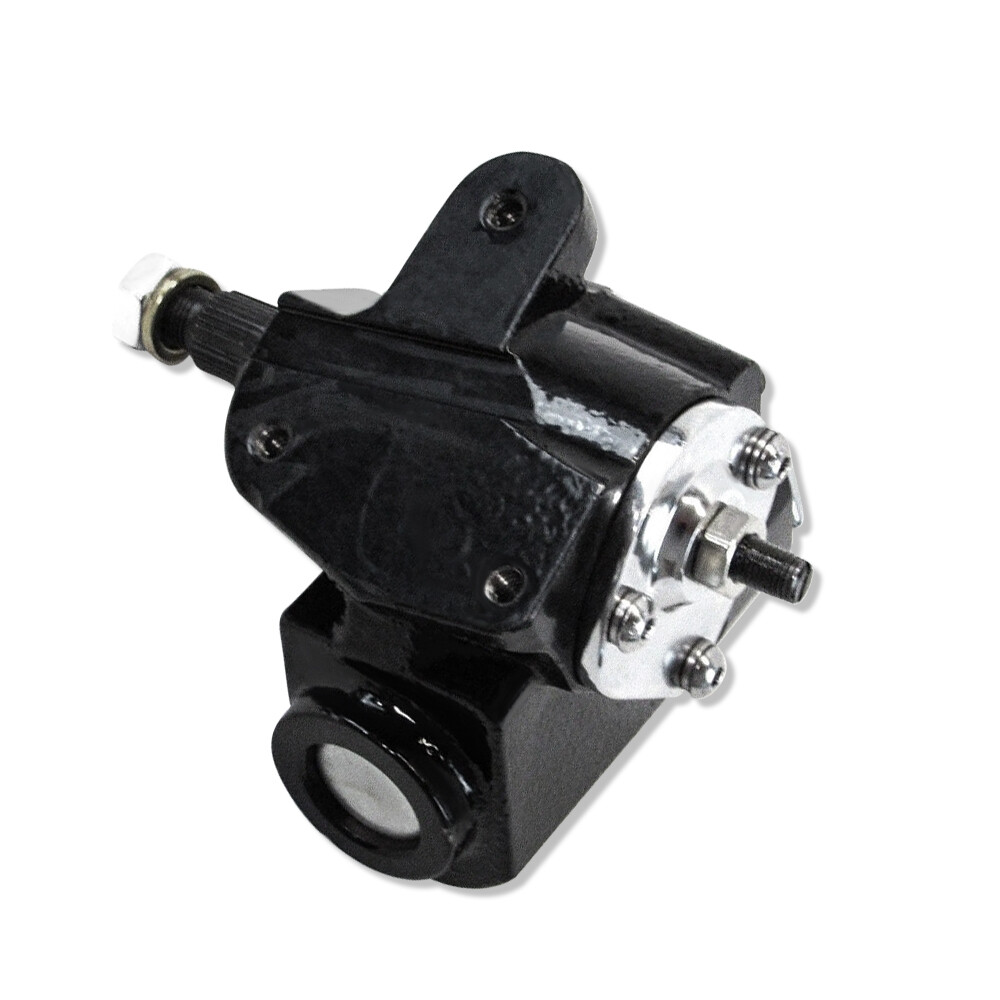 Universal Reverse Corvair Steering Box 20:1 Ratio 3 Holes Black Hot ...