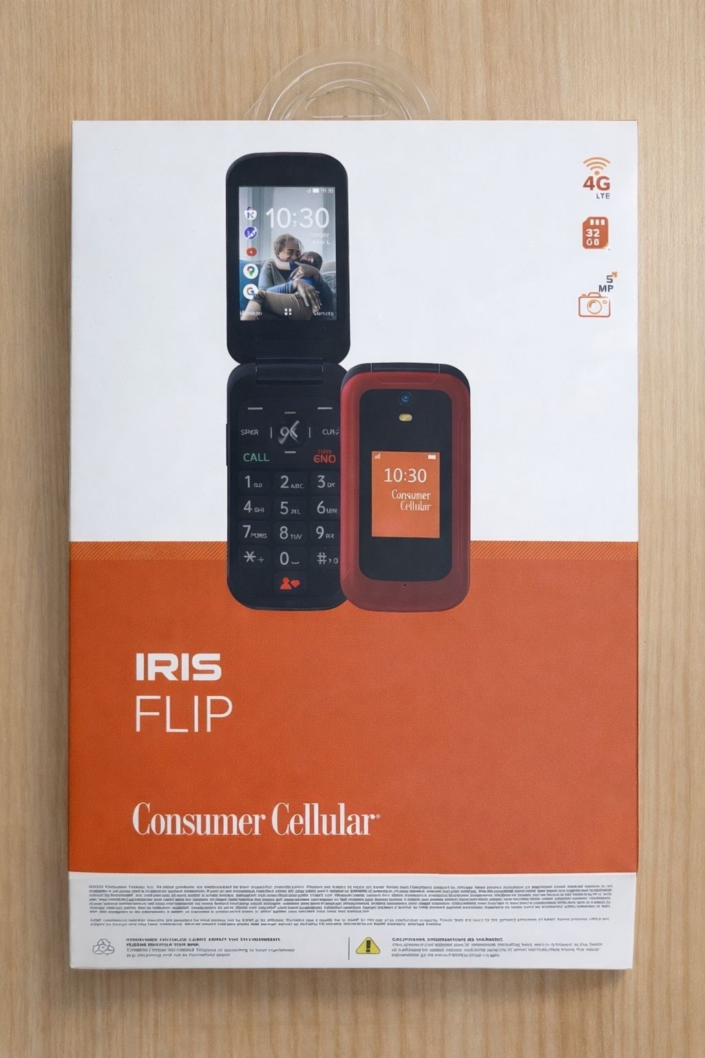 Lot of 10 Consumer Cellular Iris Flip Phone Brand New in Box Unlocked ...