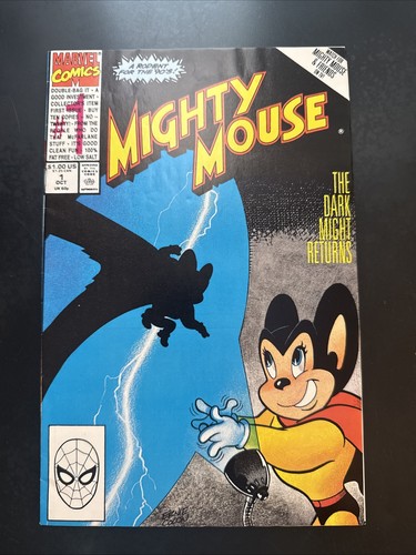 Mighty Mouse #1 “Dark Knight Returns" Homage Marvel 1990 COMBINED ...