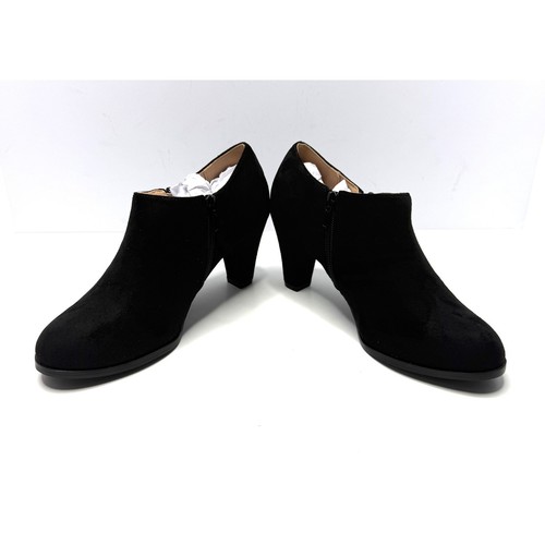 Journee Collection Womens Sanzi Side Zip Dress Shooties Shoes Black ...