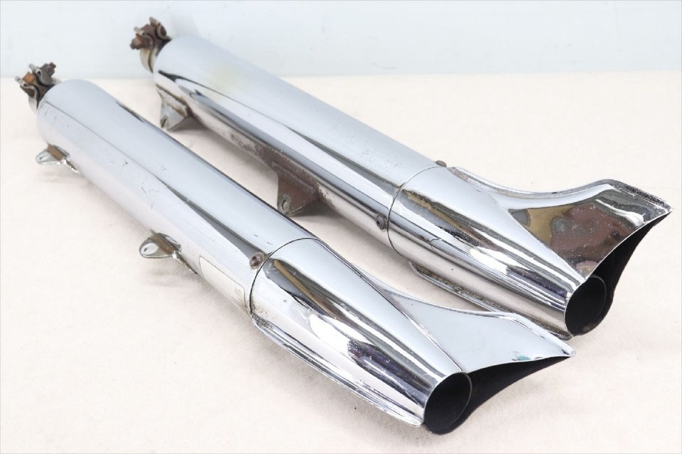 Harley Davidson Softail Flsts 07 Kerker Fishtail Slip-On Exhaust ...