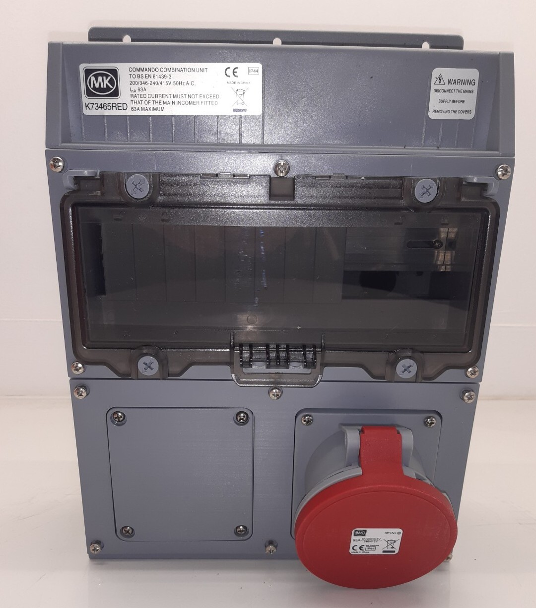 Mk Commando Socket 63a 5 combination unit housing fuseboard consumer ...