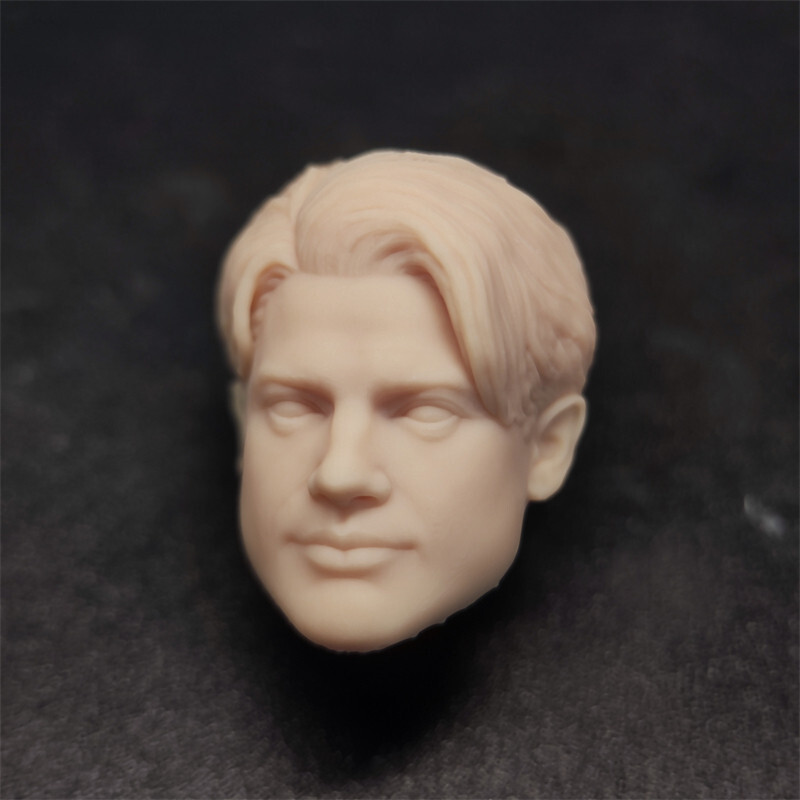 Blank 1/12 Scale The Mummy Brendan Fraser Head Sculpt Unpainted Fit 6 ...