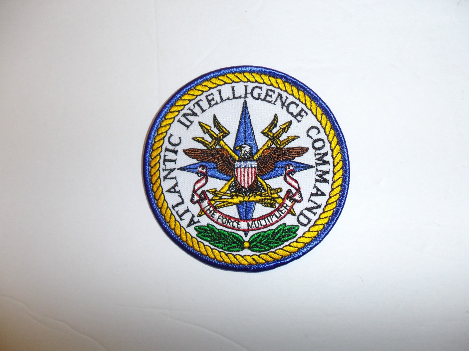 b2346 US Navy Atlantic Intelligence Command patch the force multiplier ...