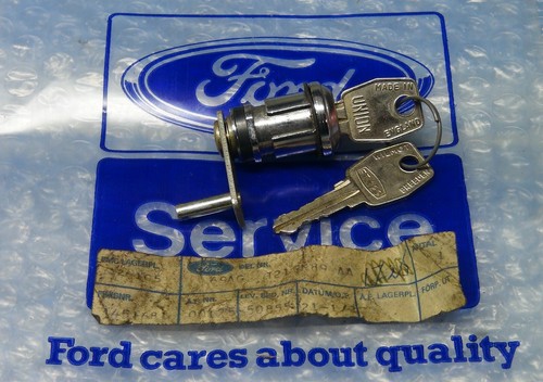 MK1 ESCORT MK1 CAPRI GENUINE FORD NOS LOCK ASSY WITH KEYS | eBay Australia