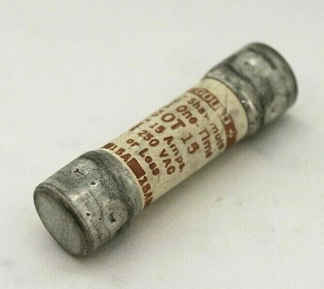Gould Shawmut OT15 One-Time Fuse (Lot of 2) | eBay