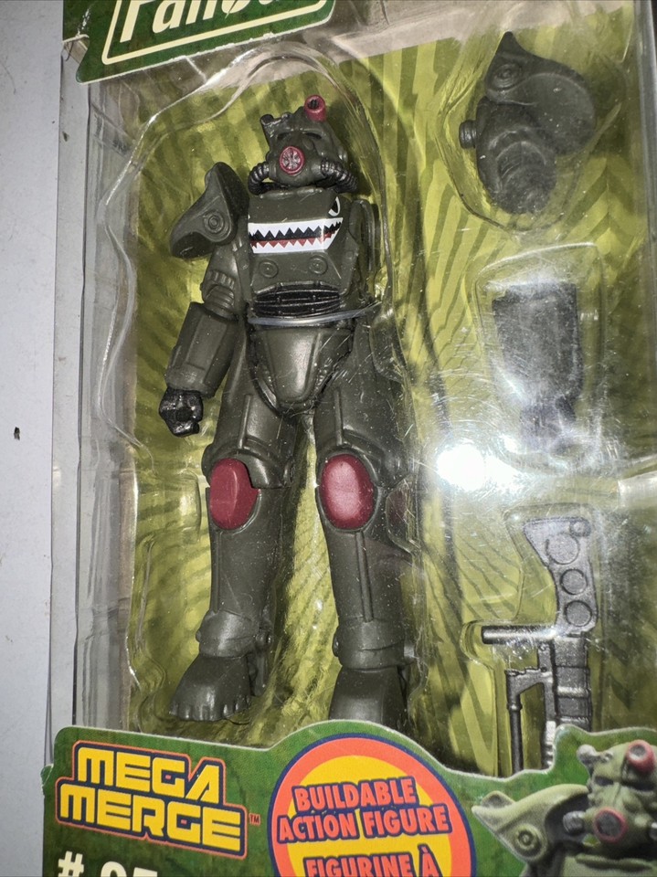 Fallout Mega Merge 4-Inch Action Figure Series 2 T-45 Vault-Tec Power ...