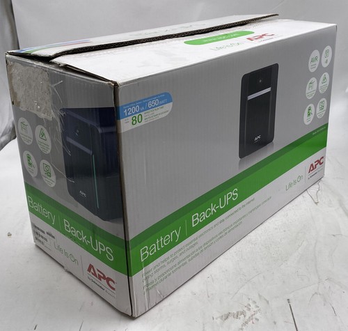 APC BX1200M-LM AVR 1200VA 120V BACK-UPS BATTERY BACKUP | eBay