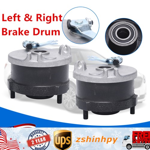 Pair Front Drum Brakes Fit for ATV Quad 4wheeler 70/90/110/125 CC Left ...