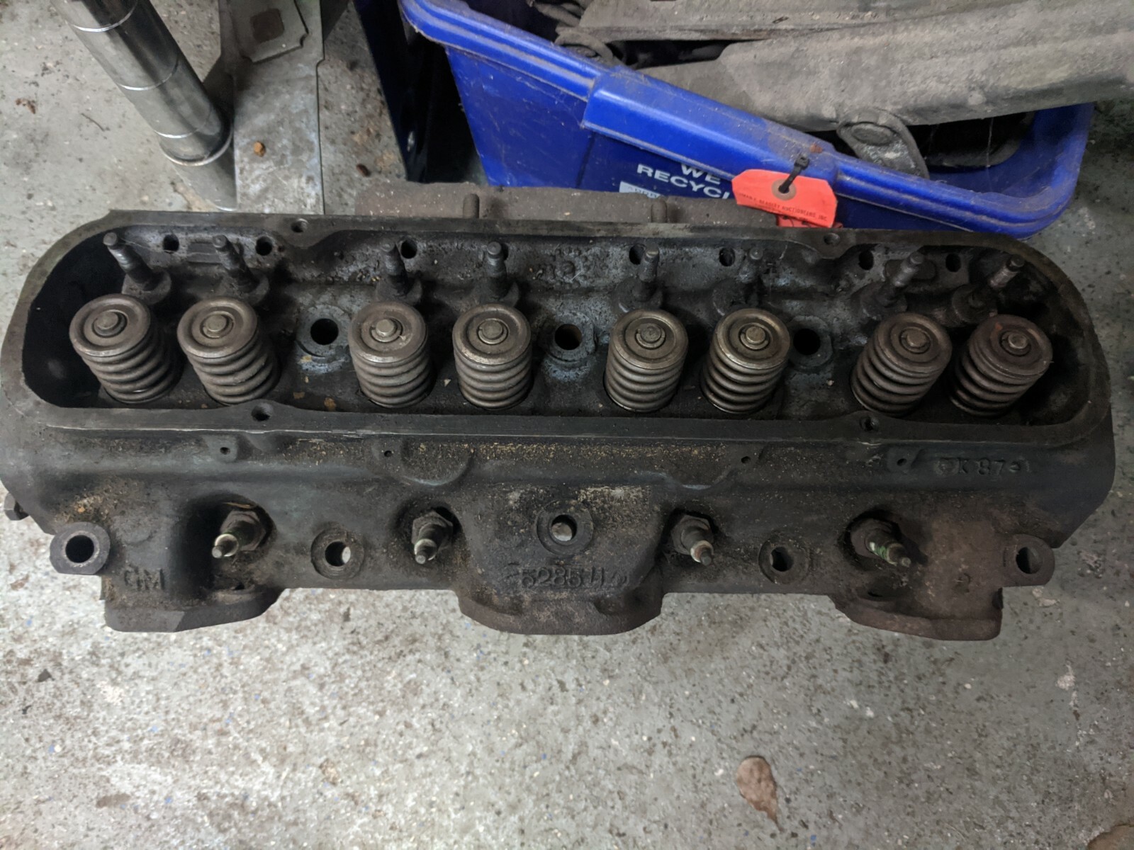 1958 Pontiac 370 engine V8 block crank heads | eBay