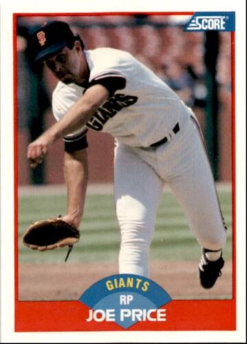1989 Score Baseball Card Joe Price San Francisco Giants #444 | eBay