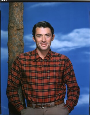 Gregory Peck 1940's Handsome Portrait Vivid Color Original 8x10 ...