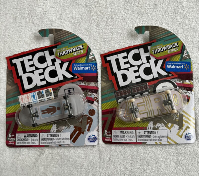 Tech Deck Skateboards GIRL & ZERO ULTRA RARE Throwback Series Set New ...