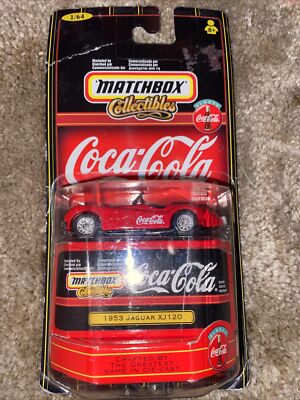 COCA-COLA "MATCHBOX" COLLECTIBLES 1/64 SCALE 1953 JAGUAR XJ 120 FROM ...