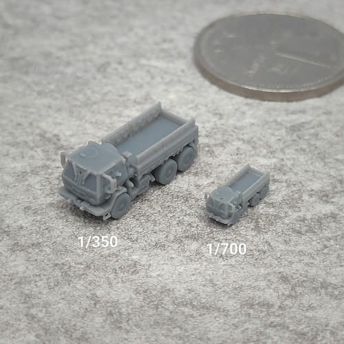 1/350/700 M1084 6×6 Medium Tactical Truck Resin Tank Miniature Model ...
