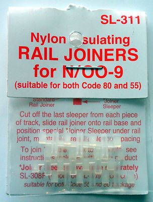 Peco Insulating Rail Joiners SL-311 N Gauge 793631062232 | eBay UK