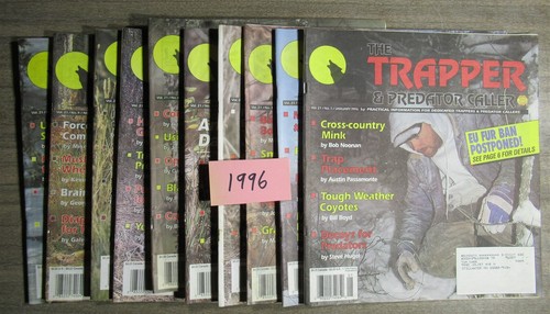 1996 complete year The Trapper and & Predator caller 10 magazines | eBay