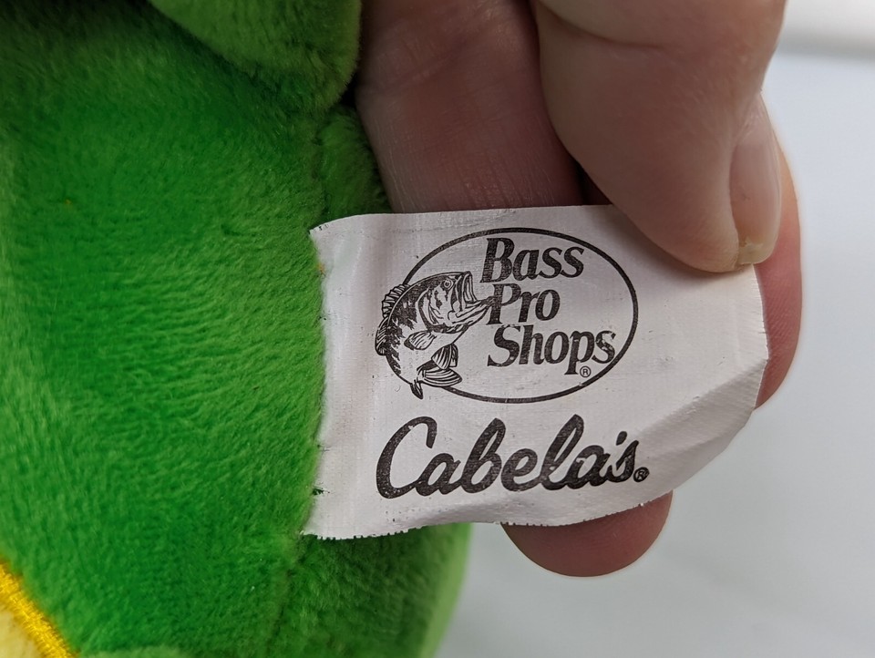 Cabelas Bass Pro Green Frog Plush Clip On 4 Inch 2019 Stuffed Animal ...