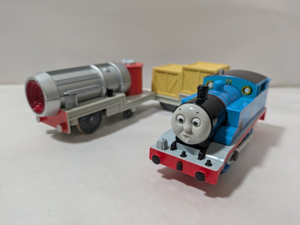 Thomas & Friends Plarail Trackmaster Thomas & Jet Engine Complete Set ...